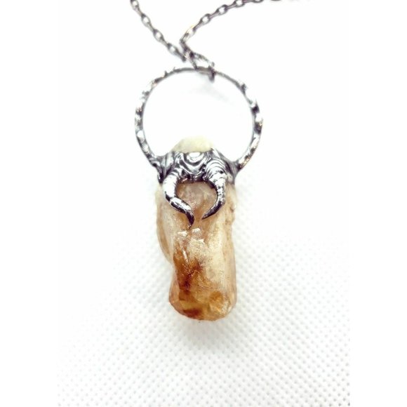 Handmade | Accessories | Citrine Gothic Crystal Necklace Fantasy ...